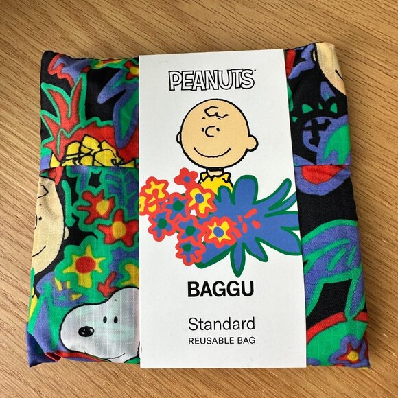BAGGU | Bags | New Baggu Standard Reusable Bag Rainforest Gang Snoopy ...